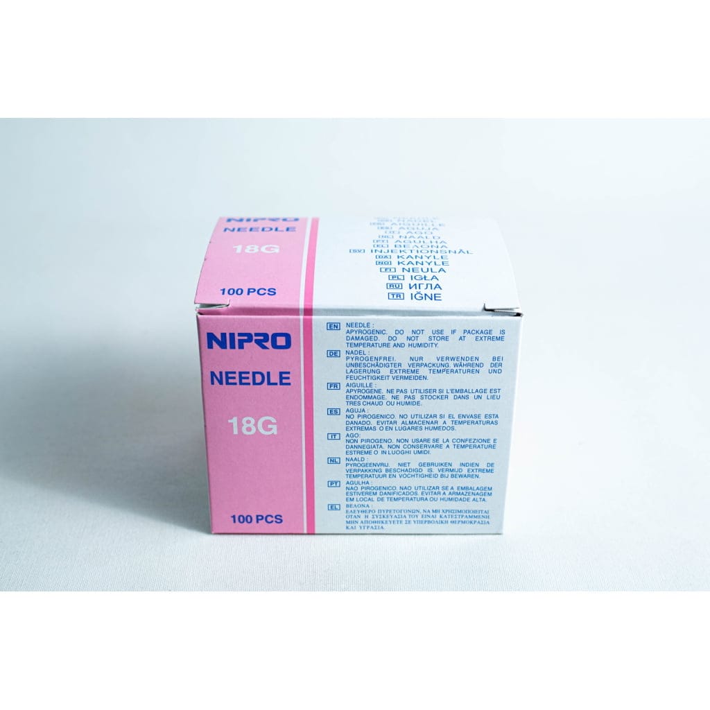 Sterile 18G Hypodermic Needles Whole Box 100pcs – Rootlab